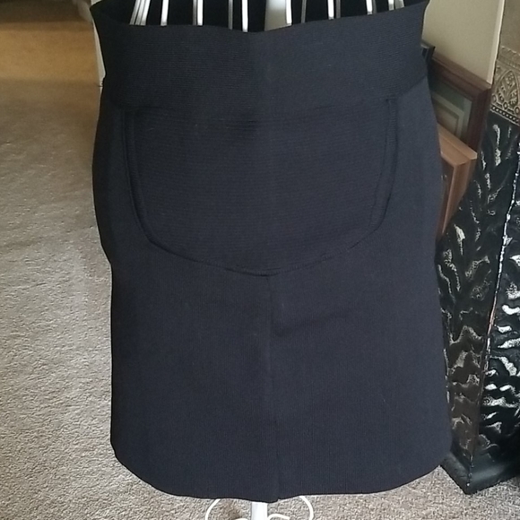 Burberry | Skirts | Burberry Black Form Fitting Skirt | Poshmark